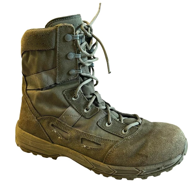 TACTICAL GEAR MENS Response Gear Tactical Footwear Gray Green Lace Up ...