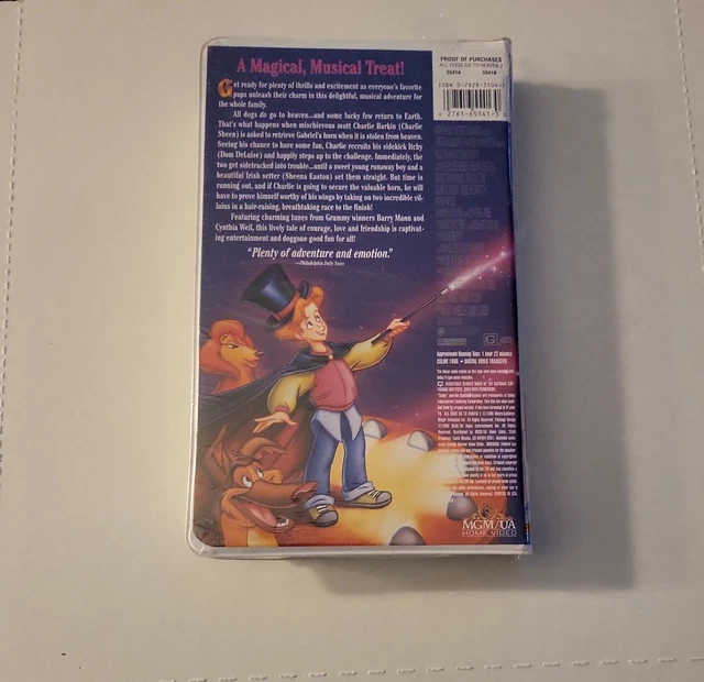 ALL DOGS GO to Heaven 2 VHS 1996 Clamshell SEALED NEW £19.09 - PicClick UK