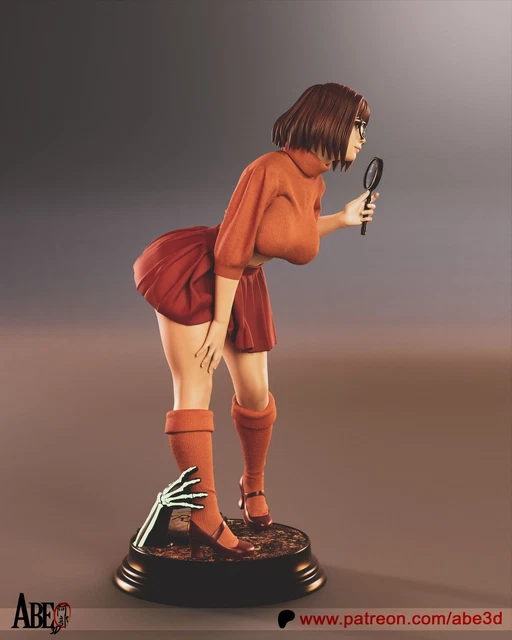 VELMA (SCOOBY DOO) - 3D Model Statue Kit - 1:4 scale £68.99 - PicClick UK