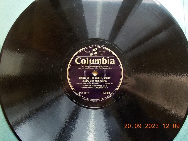 COLUMBIA MAGIC NOTES 9238. Johann Strauss, Wiener Blut, Roses of the ...