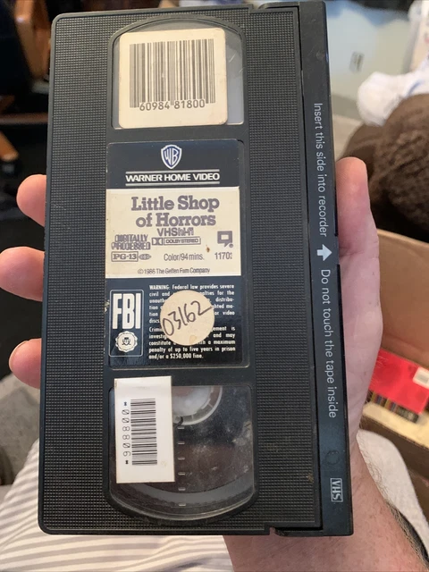 LITTLE SHOP OF HORRORS 1986 Vintage VHS Movie Tape Only ! Read ...