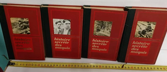 HISTOIRE SECRETE DES MAQUIS en 4 Tomes aux éditions de CREMILLE 1971 ...