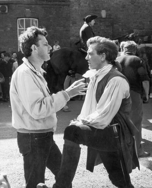 BRITISH FILM DIRECTOR Tony Richardson speaks with British actor Al- Old ...