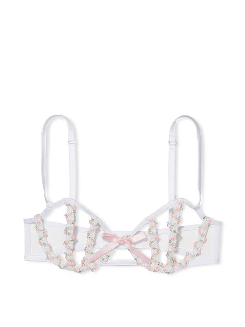 VICTORIA'S SECRET &SECRET-GARDEN Open-Cup Balconette Bra" (size 32B ...