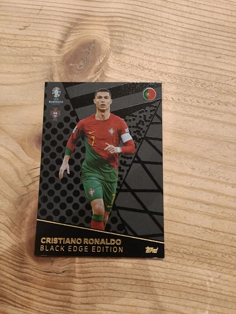 TOPPS EURO 2024 Match Attax Christiano Ronaldo Black Edge Edition (#BE7) £6.50 - PicClick UK