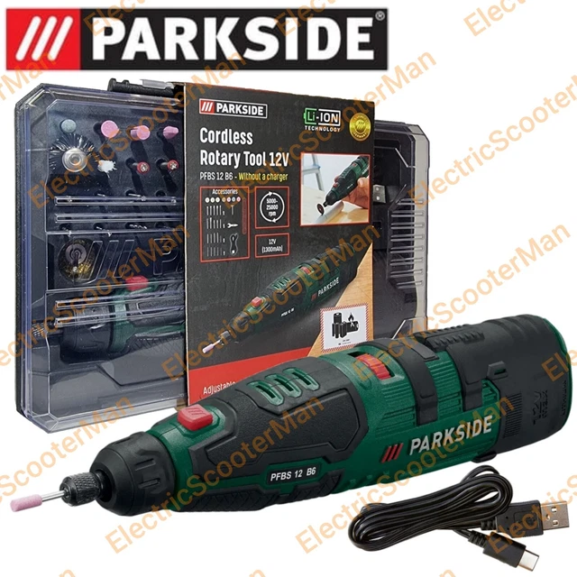 PARKSIDE 12V CORDLESS Rotary Multi Tool Precision Drill Grinder 50 Accessories 25.99 PicClick UK