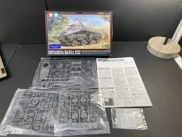 TAMIYA 1/48 SD.KFZ.232 German 8-Wheeled Heavy Armored Car 32574 #14 EUR ...