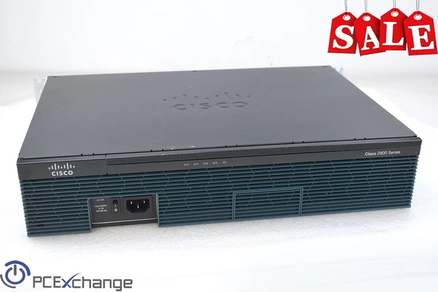 CISCO 2911 CISCO2911/K9 V02 Integrated Services Router /w Rack Mount ...