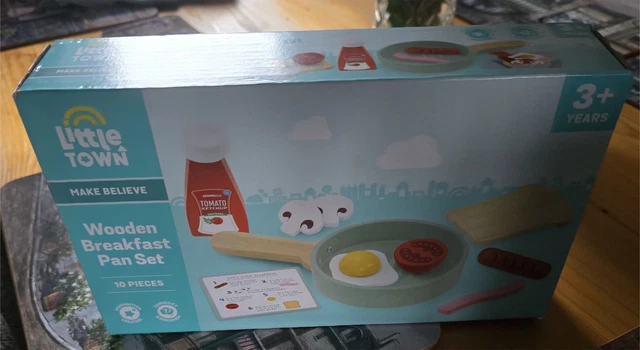 LITTLE TOWN Breakfast Pan Set New Boxed Sealed £12.93 - PicClick UK