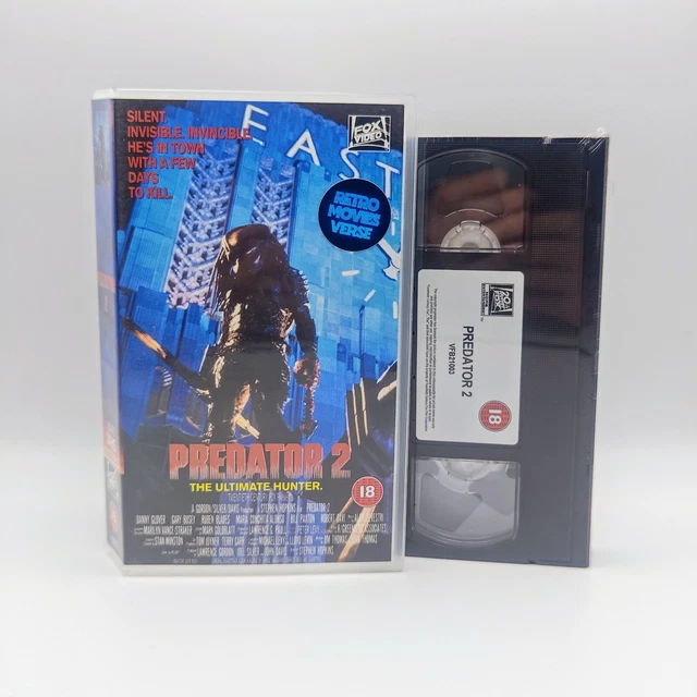 PREDATOR 2 VHS New and Sealed Video Tape Danny Glover (1990) £29.99 ...
