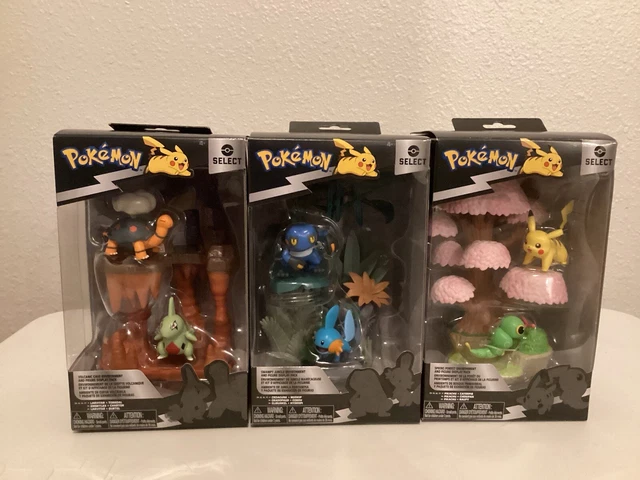 POKEMON SELECT ENVIRONMENT Pack Serie 4 Lote Completo Figuras Juego de ...