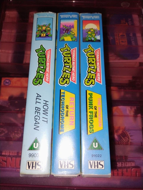 TEENAGE MUTANT NINJA turtles Vhs Bundle £13.20 - PicClick UK
