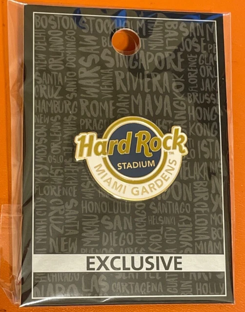 HARD ROCK CAFE Miami Gardens Stadium Traditional Logo Pin £7.50 ...