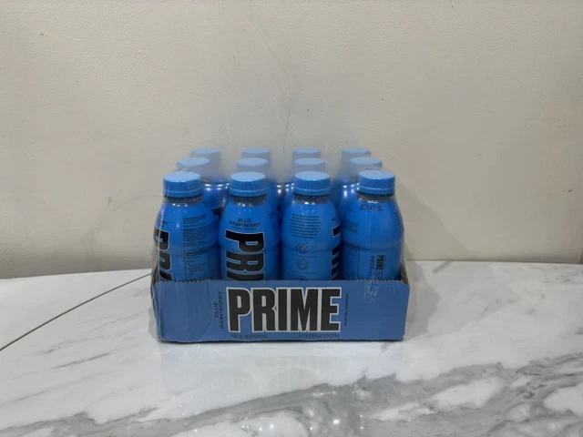 PRIME HYDRATION ENERGY Drink by Logan Paul & KSI Blue Raspberry Crate ...