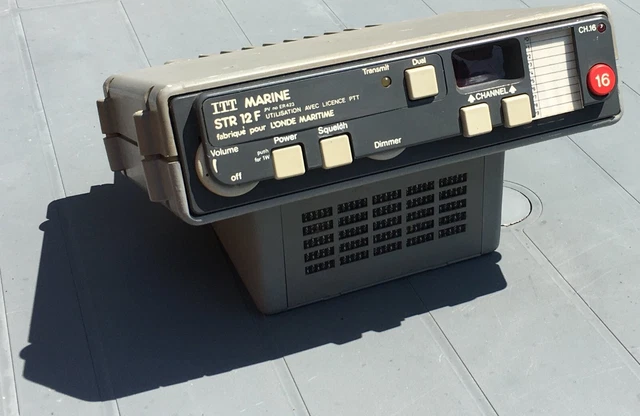 RADIO TSF VHF Marine ITT STR 12F EUR 69,00 - PicClick FR