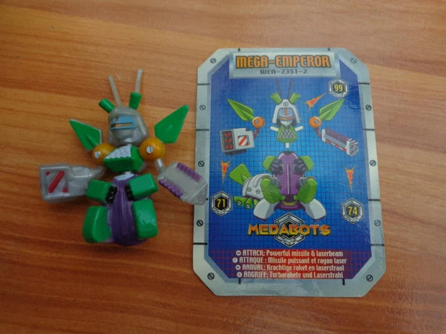 2.5& TAKARA HASBRO 2002 Medabots Mega-Emperor Robot Action Figure ...