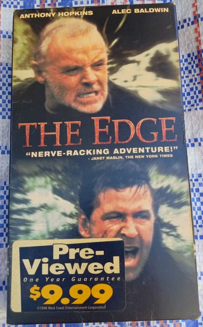 THE EDGE (VHS, 1998,20TH Century Fox) ANTHONY HOPKINS £6.44 - PicClick UK