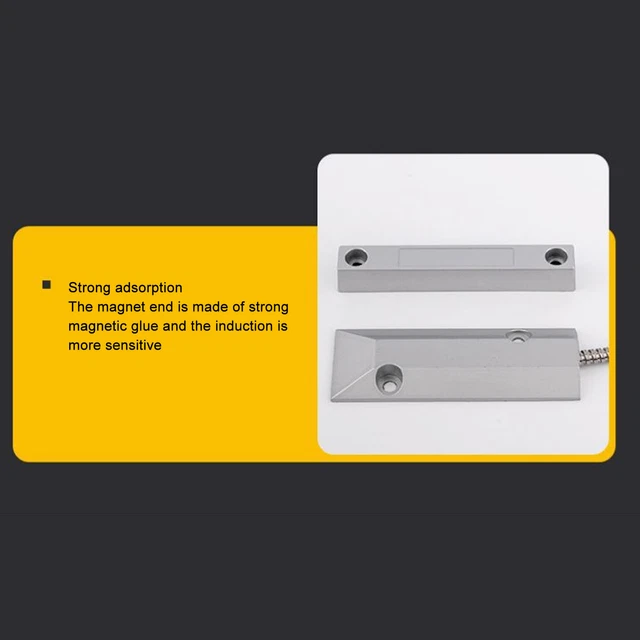 DOOR MAGNETIC CONTACTS Switch Sensor Anti Theft Universal Strong ...