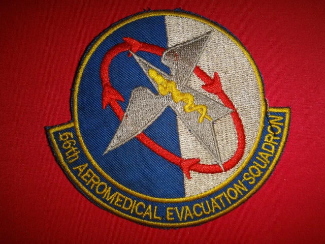 USAF 56TH AEROMEDICAL Evacuation Escadron Flying Ambulance Patch EUR 12 ...