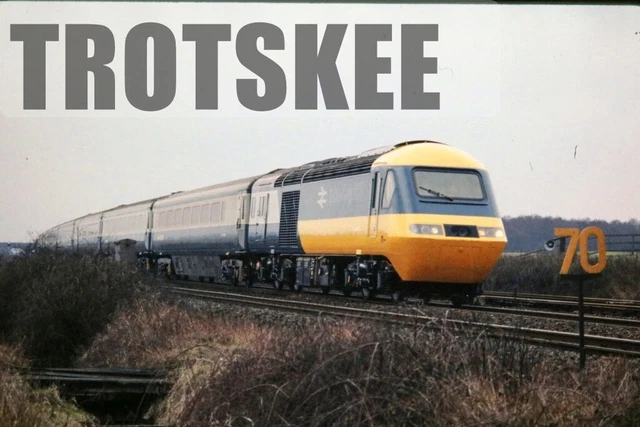 35MM SLIDE BR British Railways Diesel HST Intercity 125 43085 1982 ...