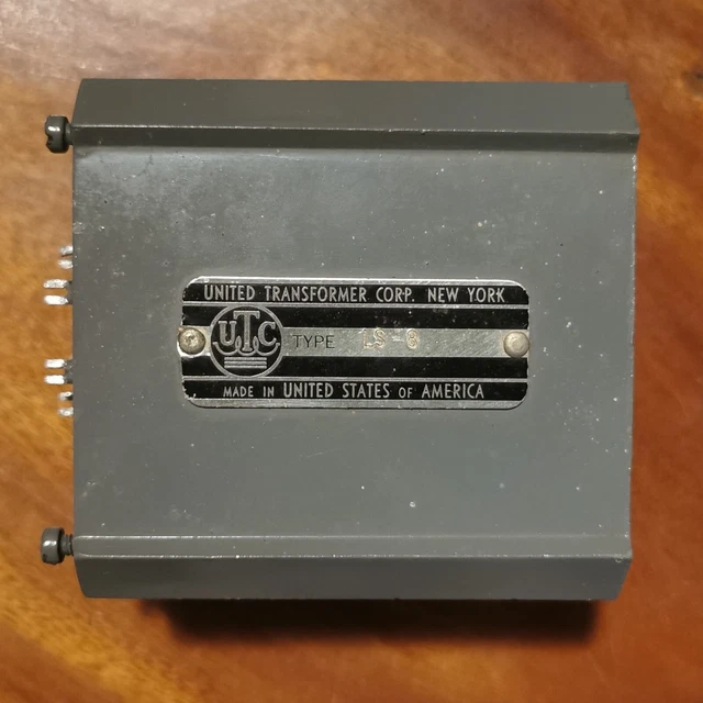 UTC LS-8 AUDIO Transformer, Linear standard, Vintage Tube, TRIAD ...