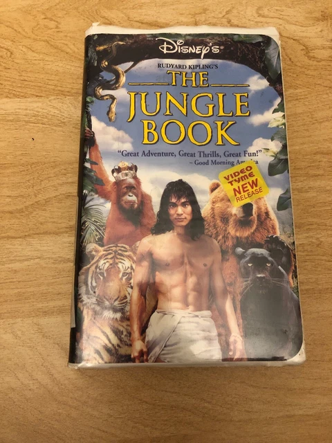 DISNEY VHS THE Jungle Book Live Action Movie VHS Video Tape. Excellent ...