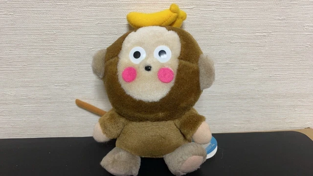 SANRIO MONKEY MONKICHI Plush Toy ＋ Banana on the Head 18cm / 7.1 inches in... $93.89 - PicClick AU