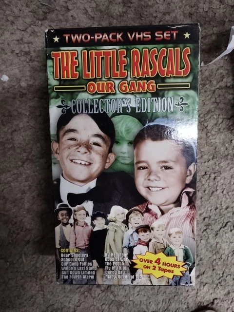 THE LITTLE RASCALS Our Gang Collector's Edition VHS Two-Pack Set 48016 ...