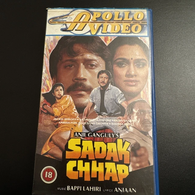 SADAK CHHAP BOLLYWOOD VHS Video, Jackie Shroff £21.51 - PicClick UK