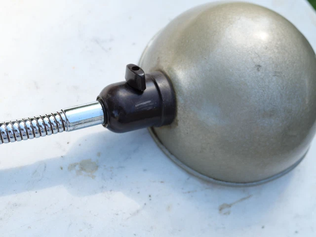 LAMPE ATELIER BUREAU tube flexible des années 70 modèle à visser ref ...