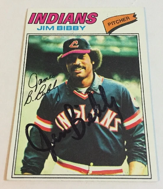 CARTE DE BASEBALL signée 1977 Topps Jim Bibby #501 EUR 22,07 - PicClick FR