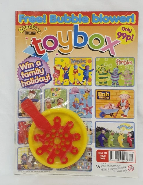 BBC TOYBOX MAGAZINE CBeebies Issue 132 August 2003 Includes free toy ...