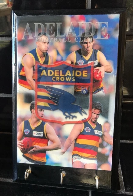 ADELAIDE CROWS 1990'S Block Mounted Key Hook Picture AFL $9.50 ...