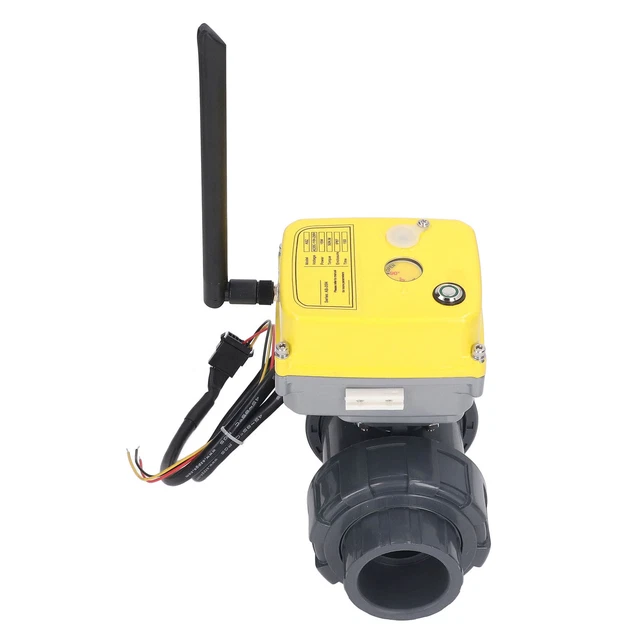 (DN40) WIFI SMART Electric Ball Valve PVC IP67 Smart Ball Valve APP EUR ...