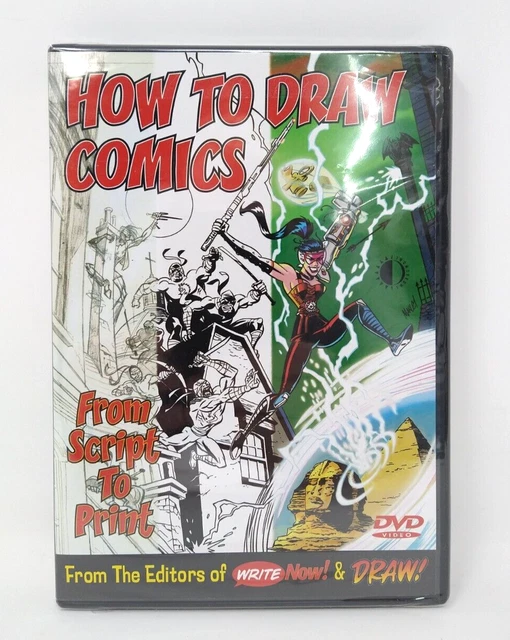 HOW TO DRAW Comics: From Script To Print by Danny Fingeroth (2004, DVD ...