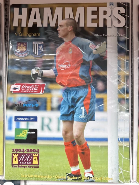 5 X WEST Ham United home programmes 2004/2005 £4.91 - PicClick UK
