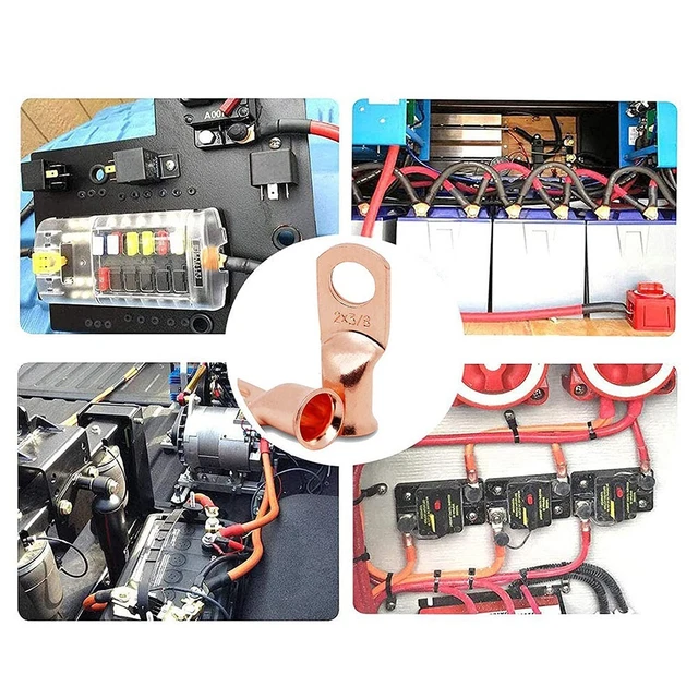 TERMINAL FACTORY COPPER Cable Lugs Battery Terminal Connectors ...