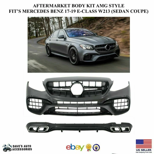 AFTERMARKET FULL BODY Kit "AMG Style" For 17-19 Mercedes Benz E-Class ...