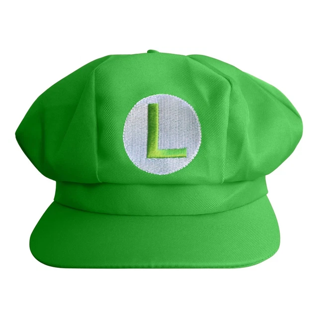 KIDS RED MARIO-LUIGI Hat Costume Halloween Christmas Fancy Dress Up ...