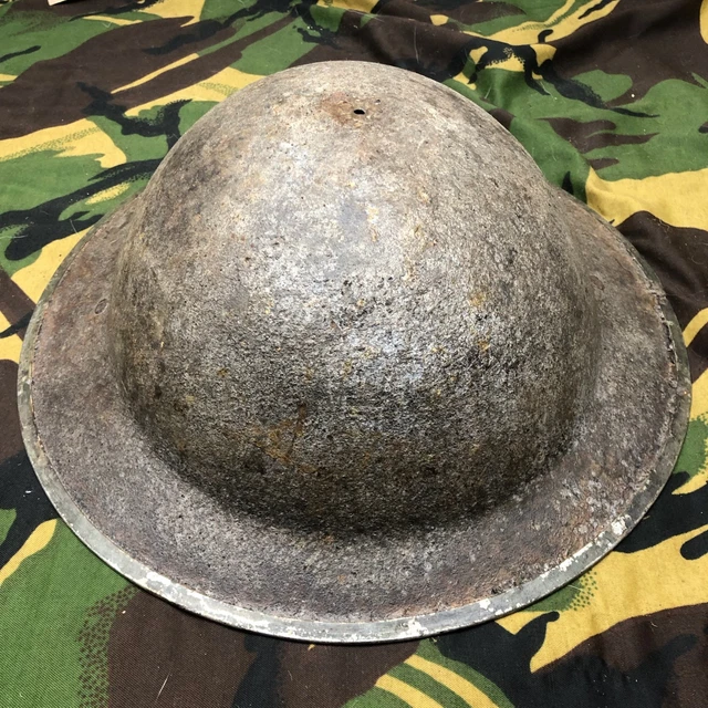 ORIGINAL WW2 MK2 British Army Brodie Combat Helmet £30.00 - PicClick UK