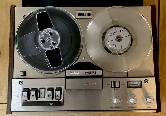 PHILIPS N4307 4 Track Reel to Reel Audio Recorder Tape Player £125.00 ...
