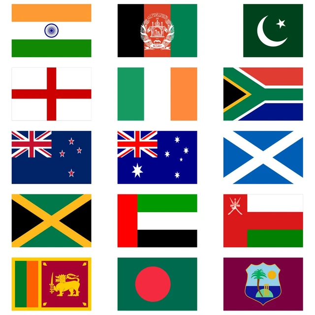 LARGE 5X3FT NATIONAL Country Flags Cricket World Cup Football Olympics ...