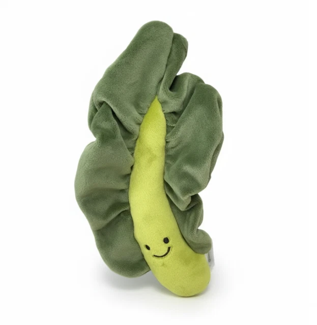 SUPER SOFT JELLYCAT Kale Leaf Plush Toy with Unique Veggie Design £19. ...