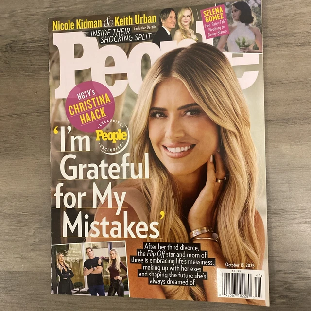 PEOPLE MAGAZINE - October 13th 2025 - Hgtv's Christina Haack Kidman S ...