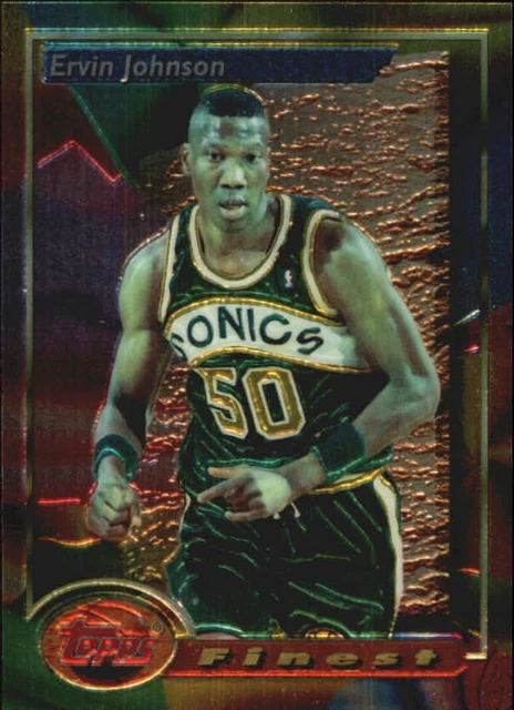 1993-94 FINEST SEATTLE Supersonics Basketball Card #71 Ervin Johnson ...