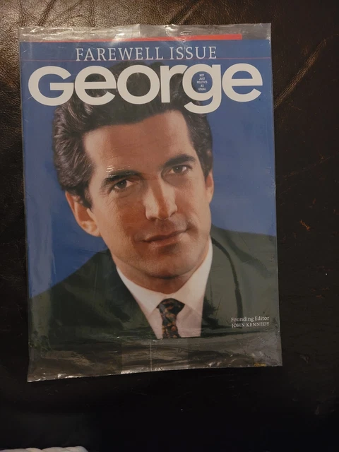 GEORGE MAGAZINE JFK Jr Farewell Issue ORIGINAL MAILING PLASTIC SEALED £ ...