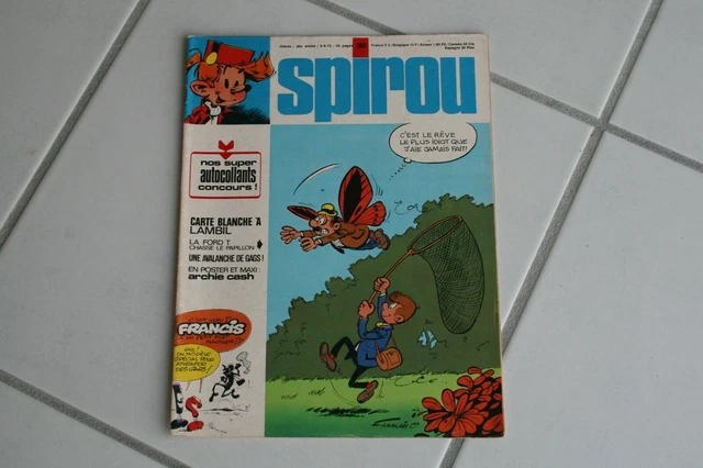 MAGAZINE SPIROU 1847 de 1973 Ford T francis Lambil EUR 1,00 - PicClick FR