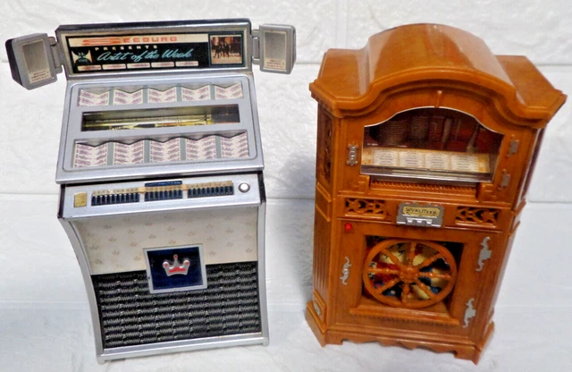 LOT DE 2 Jukebox miniature de collection Jukebox Wurlitzer & Seeburg ...