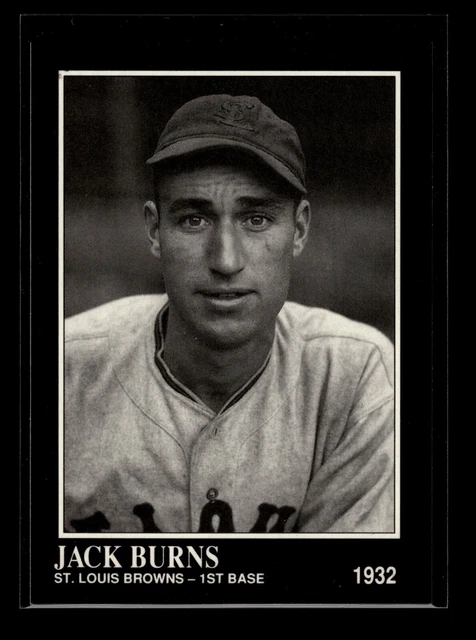 131 ~ JACK Burns ~1991 The Sporting News Conlon ~ BASE ~EX~BAS EUR 1,12 ...