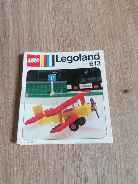 NOTICE BUILDING INSTRUCTION booklet LEGO Legoland espace Set 613 EUR 3 ...
